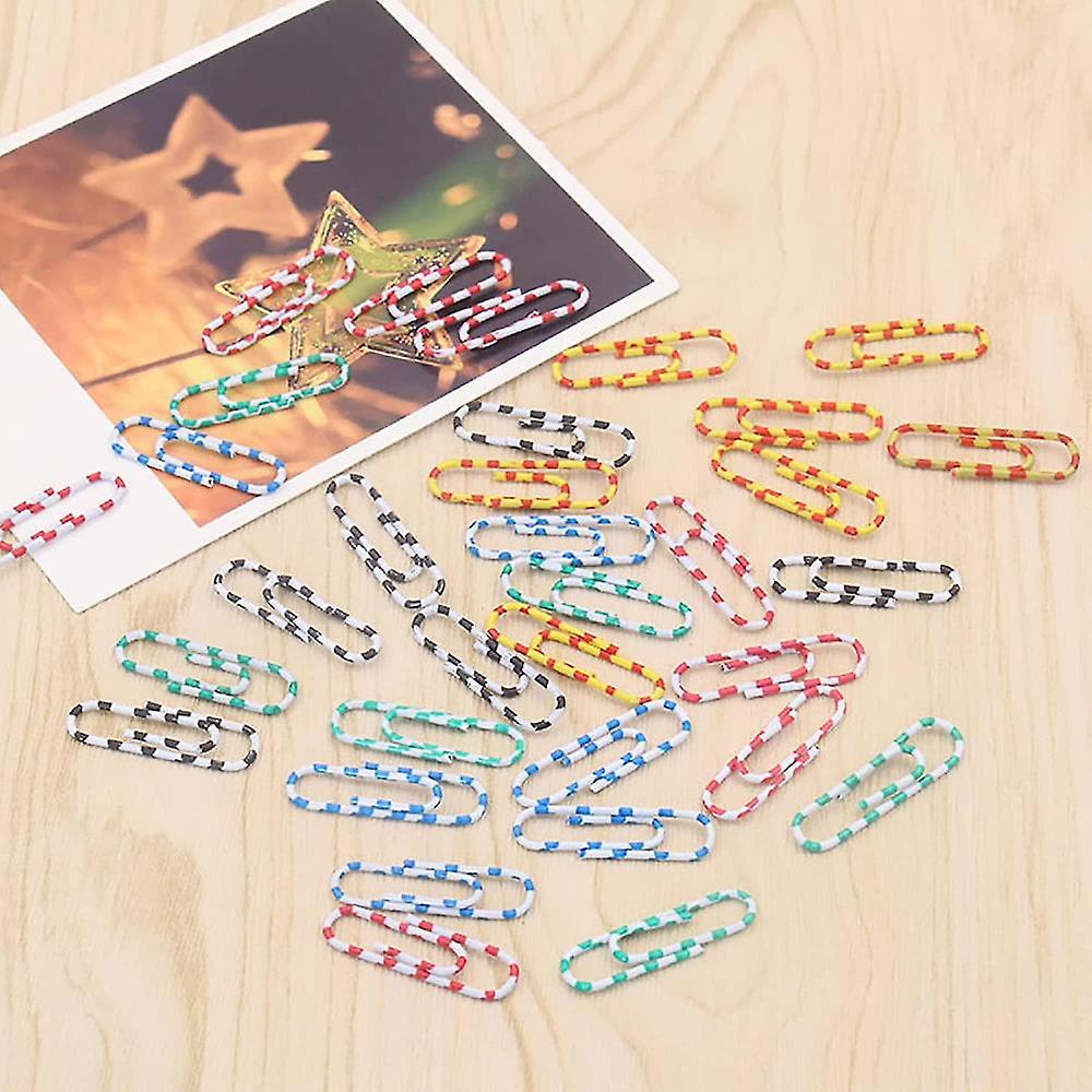 300 Pack Colorful Coated Metal Paper Clips With Box For Office School ...