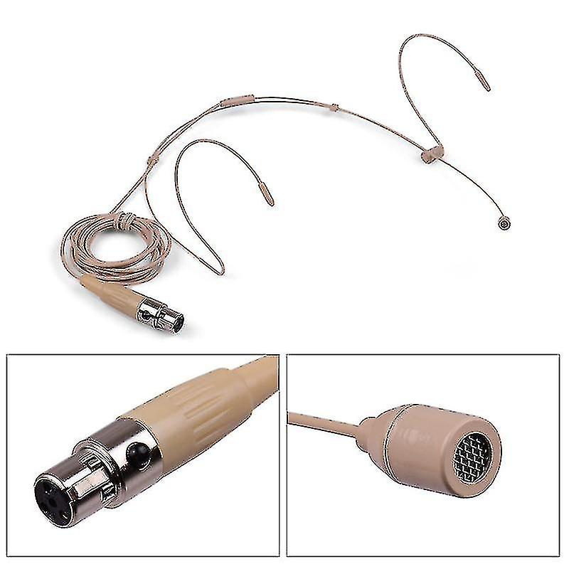 Lightweight Headworn Headset Microphone Condenser Mic 4-pin Mini Xlr ...