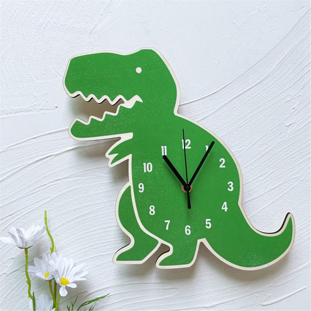 Clock Dinosaur Wall Clock for Office Living Room Home Decor | Fruugo UK
