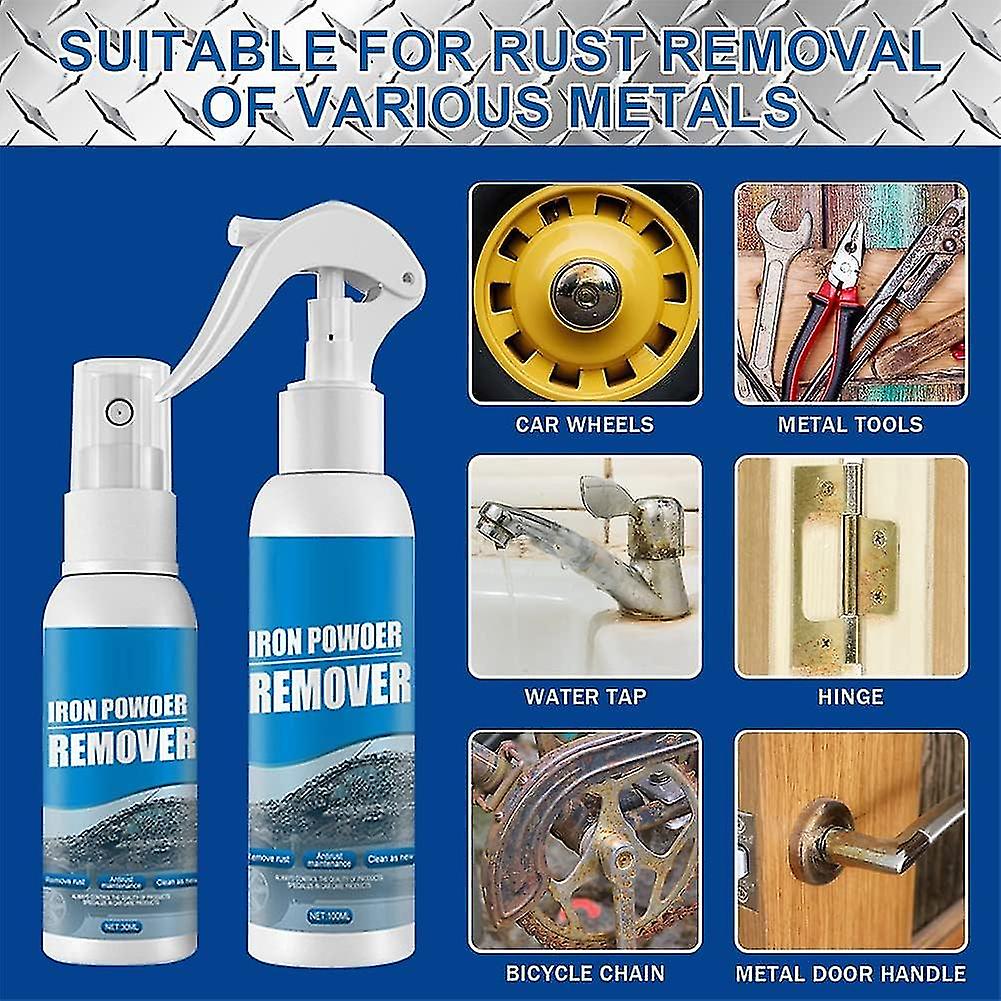 Car Rust Removal Spray,iron Powder Remover,car Rust Remover Cleaner ...