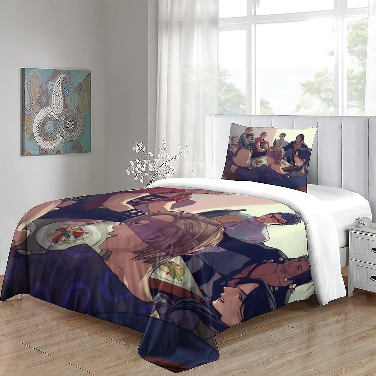 Bedding Duvet Cover Set 3D Print JoJo's Bizarre Adventure Quilt Cover ...