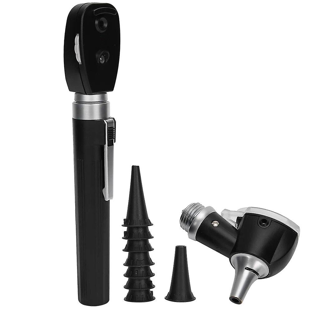 Fiber Optic Ophthalmoscope Otoscope Set Led Eye Examination Devices ...