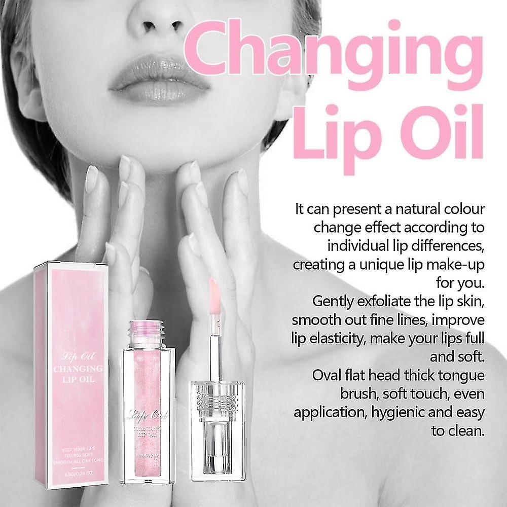 Magic Color Changing Lip Oil V2, Conversion Color Changing Lip Oil V2, Hydrating Lip Glow Oil ...