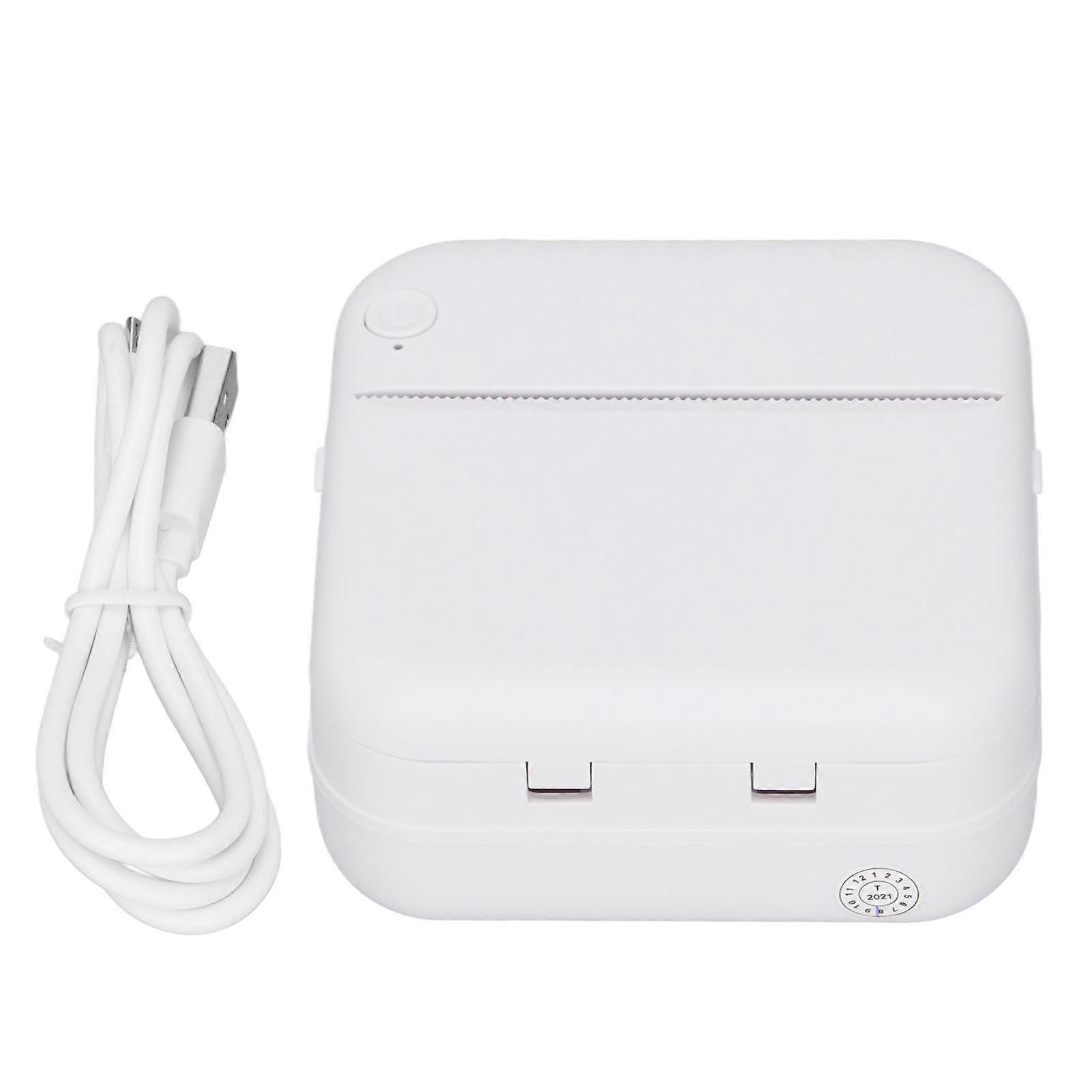 Portable Printer 200DPI Ergonomic Design Wireless Connection Thermal ...