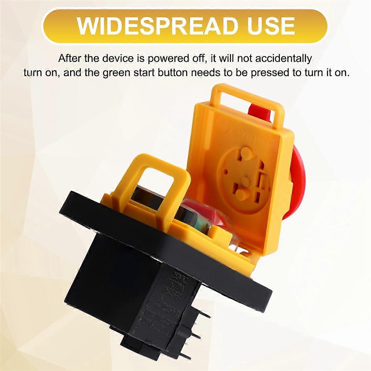 KJD12 Electromagnetic Switch KJD12 16A 220V Magnetic Waterproof ...