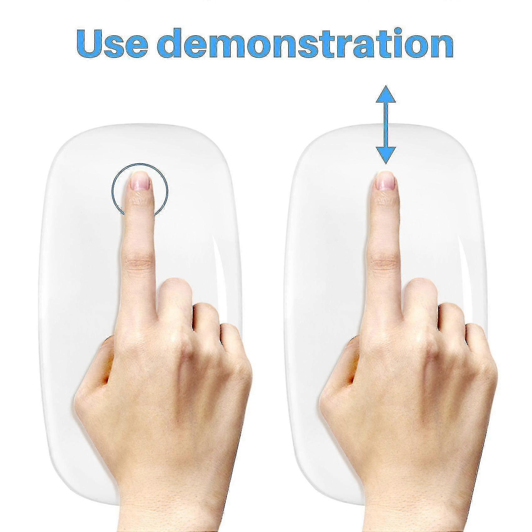 For 2024 Bluetooth Wireless Magic Mouse for Apple, Silent Rechargeable ...