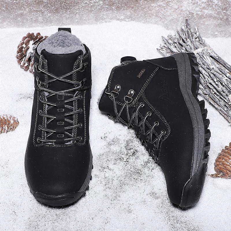 Women Ankle Snow Boot Winter Warm Plush New Wedges Rubber Platform Faux ...