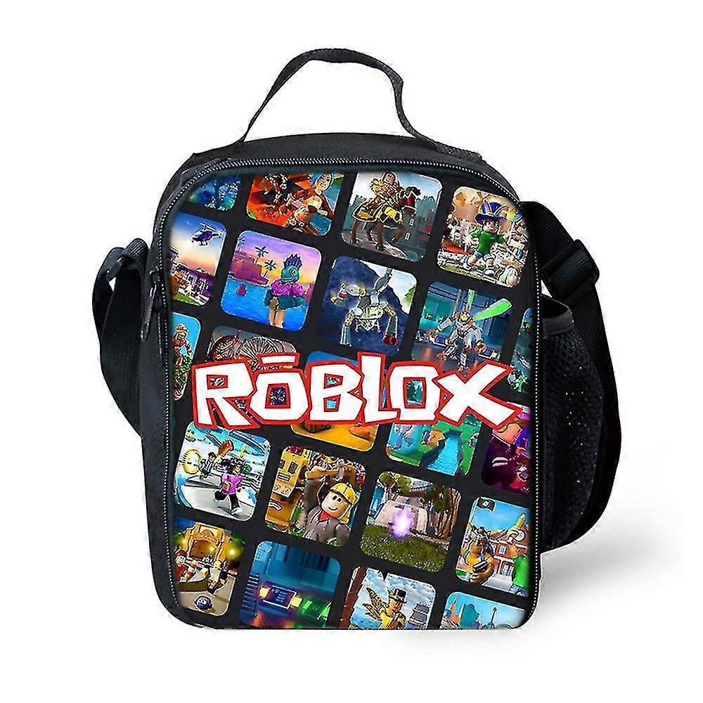 Roblox Kids Insulated Lunch Box Bag For Boys Girls, Reusable Lunch Box ...