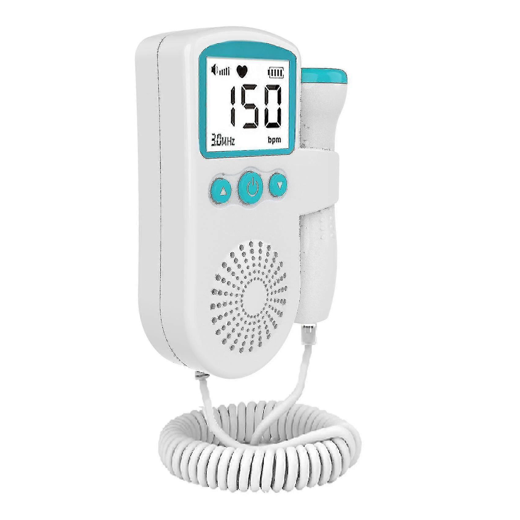 Fetal Doppler Detector Baby Heart Beat Rate Probe Prenatal Monitor ...