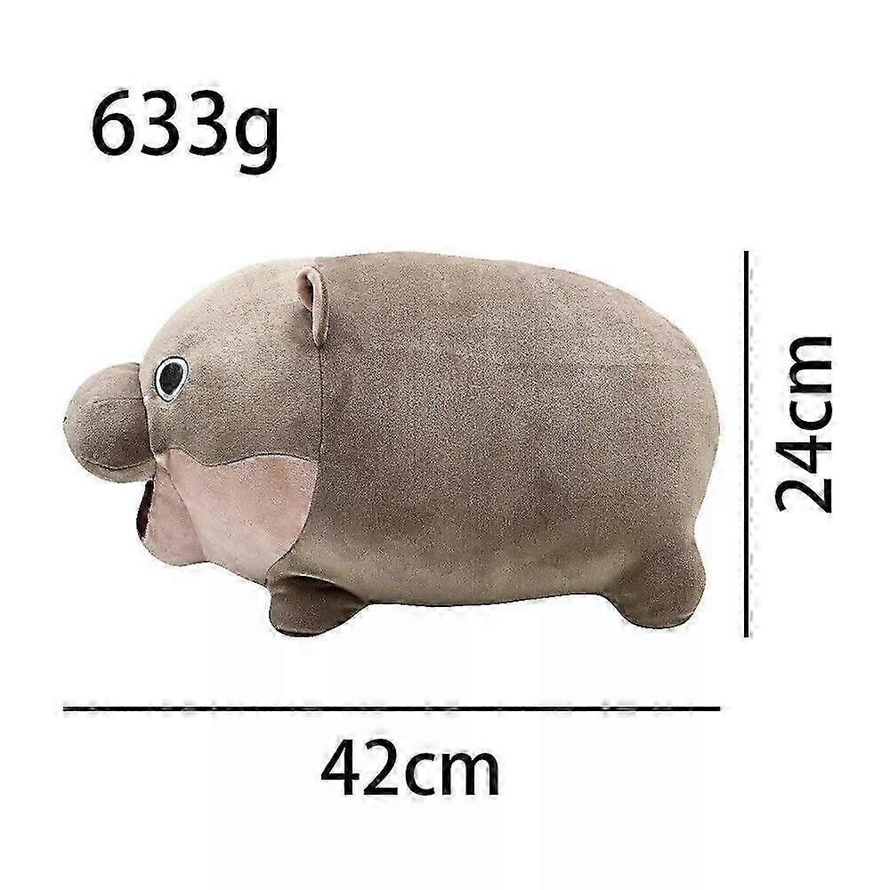 Moo Deng Hippo Plush, Moo Deng Plush Toys,Moo Deng Toy,Cute Pygmy Hippo ...