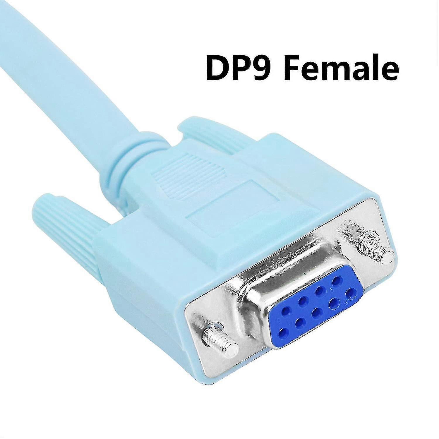 Rj45 To Serial Port Cable 9 Pin Db9 Female Serial Rs232 Port To Rj45 ...