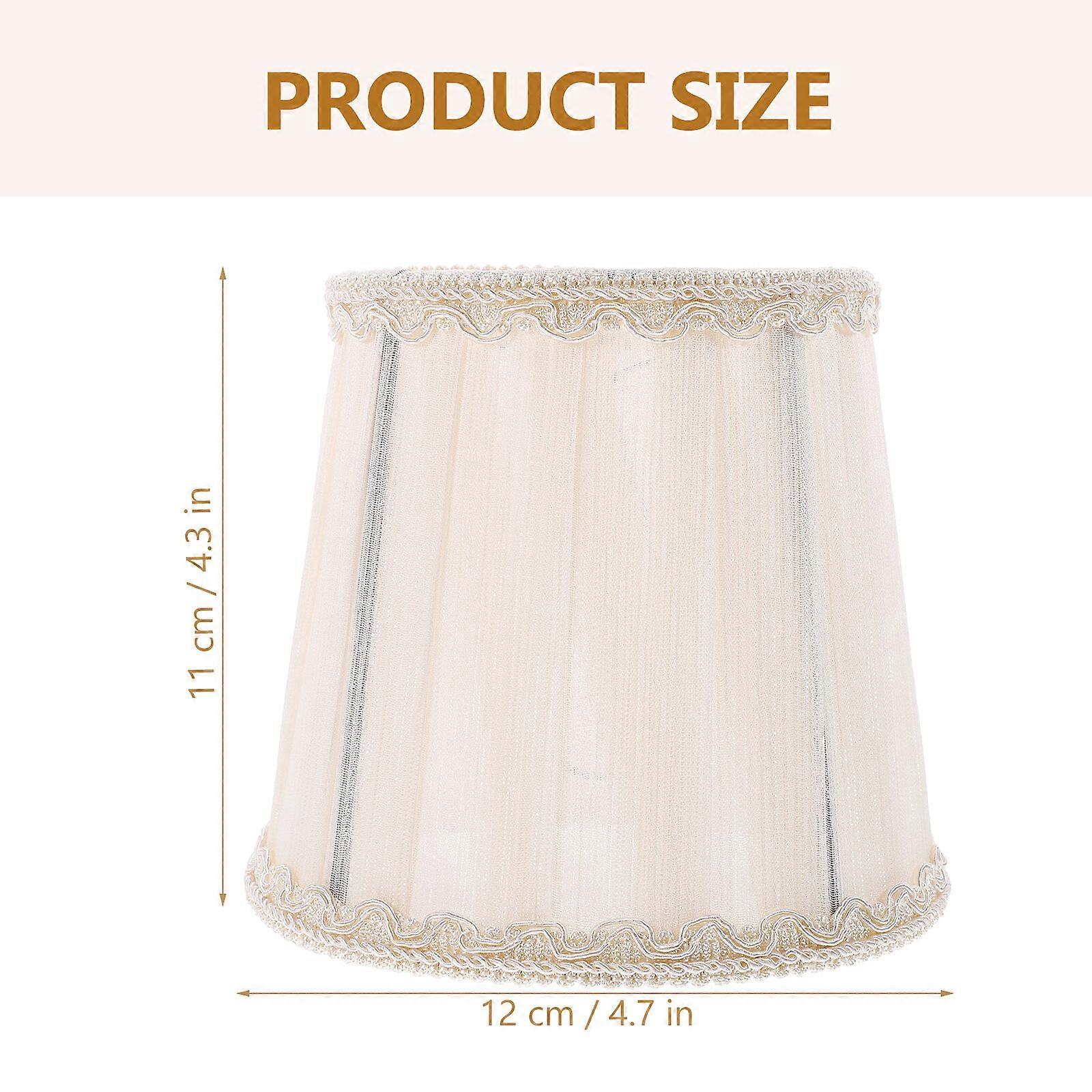 Simple Style Cloth Lampshade E14 Lampshade Replacement Table Lamp Cover ...