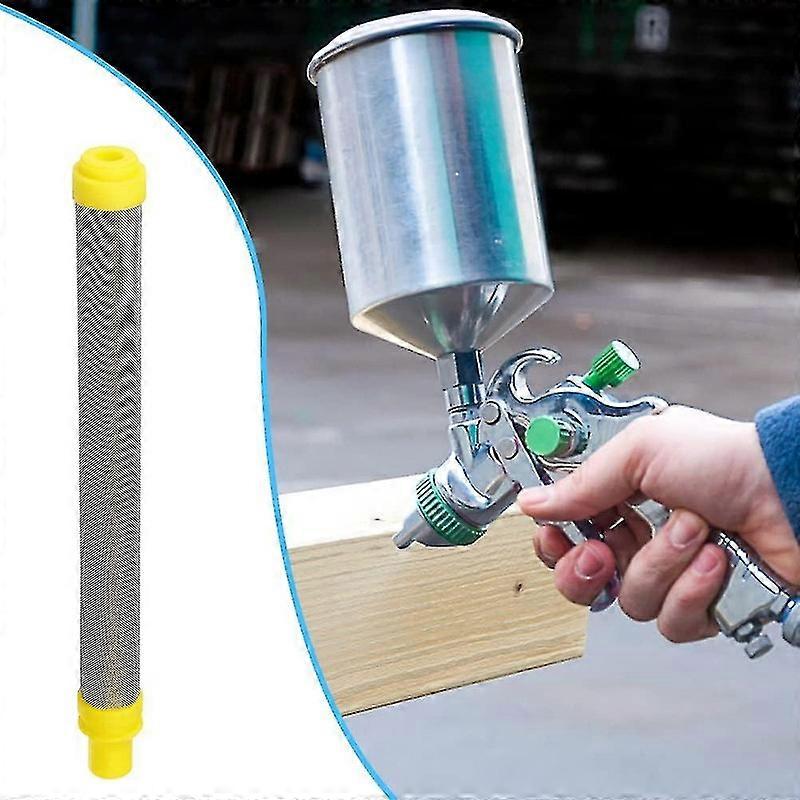 Pieces 100 Mesh Filters For Wagner Airless Paint Spray Guns Stainless ...