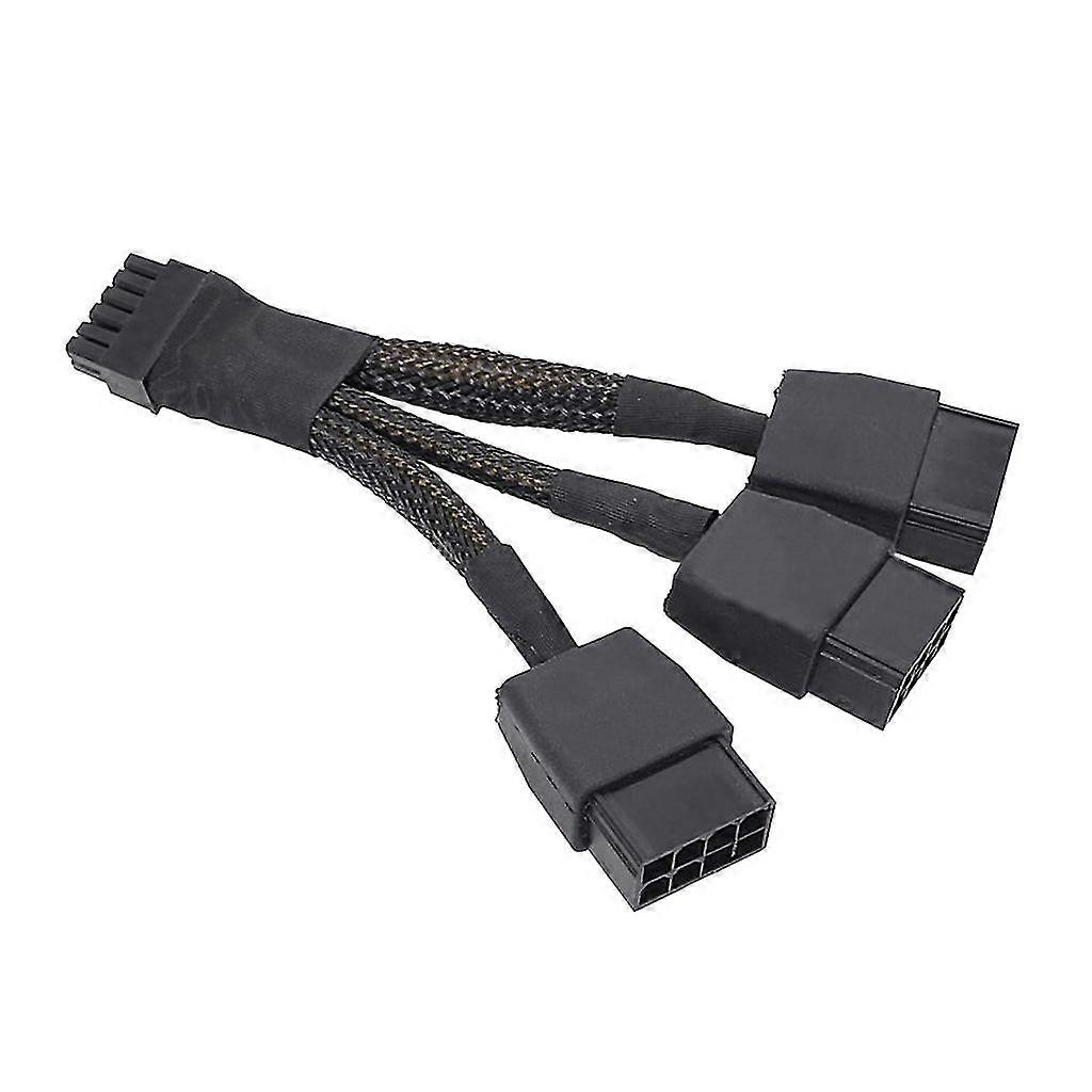 Pcie 12vhpwr 12pin Connector To 3x8pin Pci-e Gpu Power Adapter Cable ...