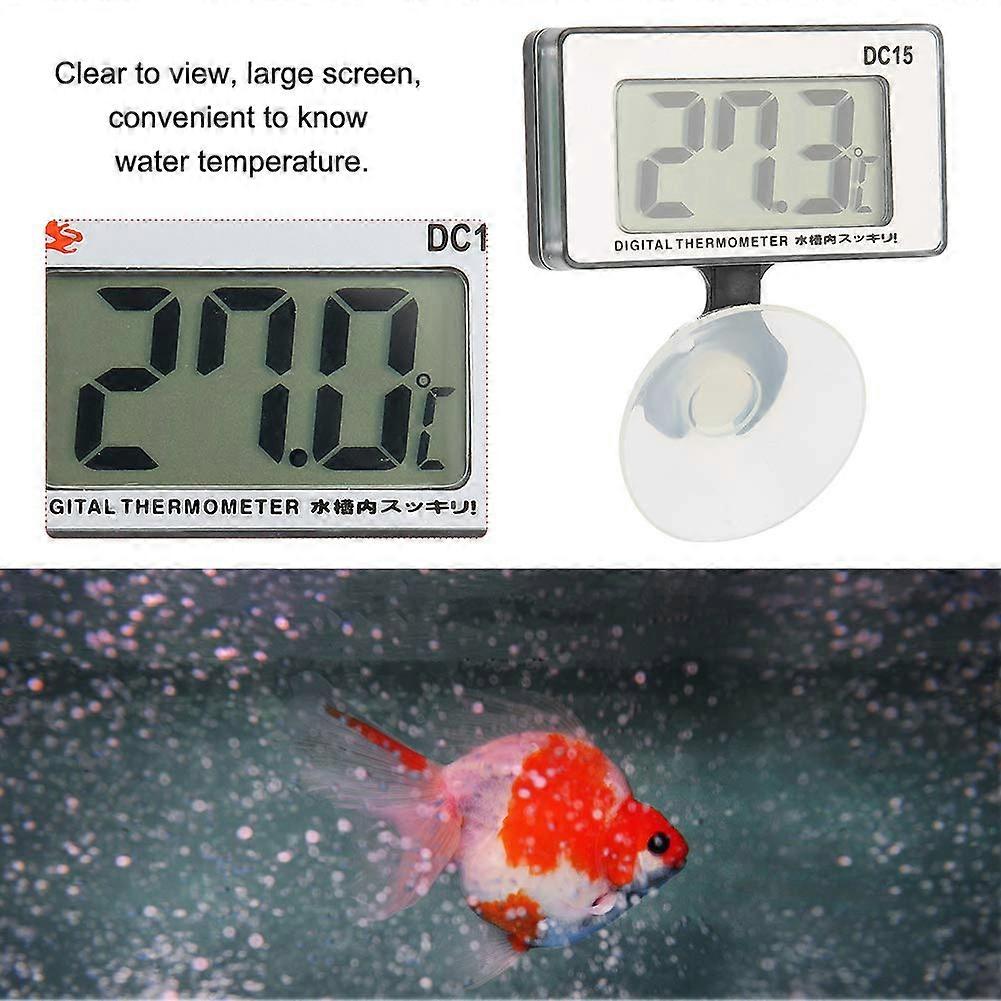 Fish Tank Thermometer,Aquarium Water Thermometer with Suction Cup ...