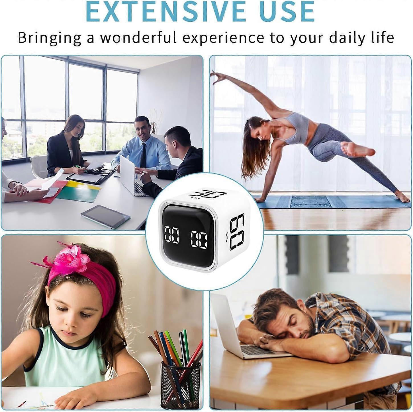 Pomodoro timer cube, sound & vibration alerts | Fruugo UK