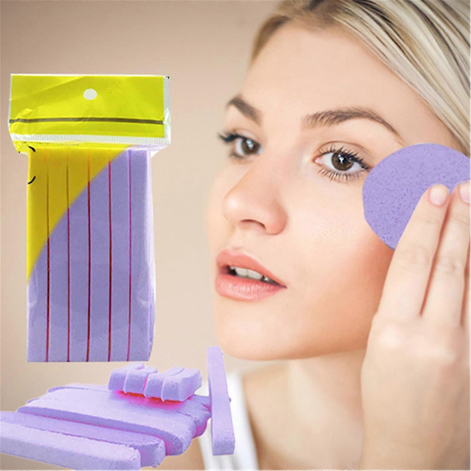 Compressed Facial Sponge Makeup Remover Wash Face Sponge Pads 12 pcs Db ...