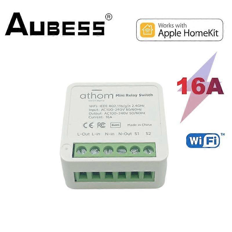 Homekit Smart Switch Mini DIY WiFi Relay Module 3-Way Siri Voice ...
