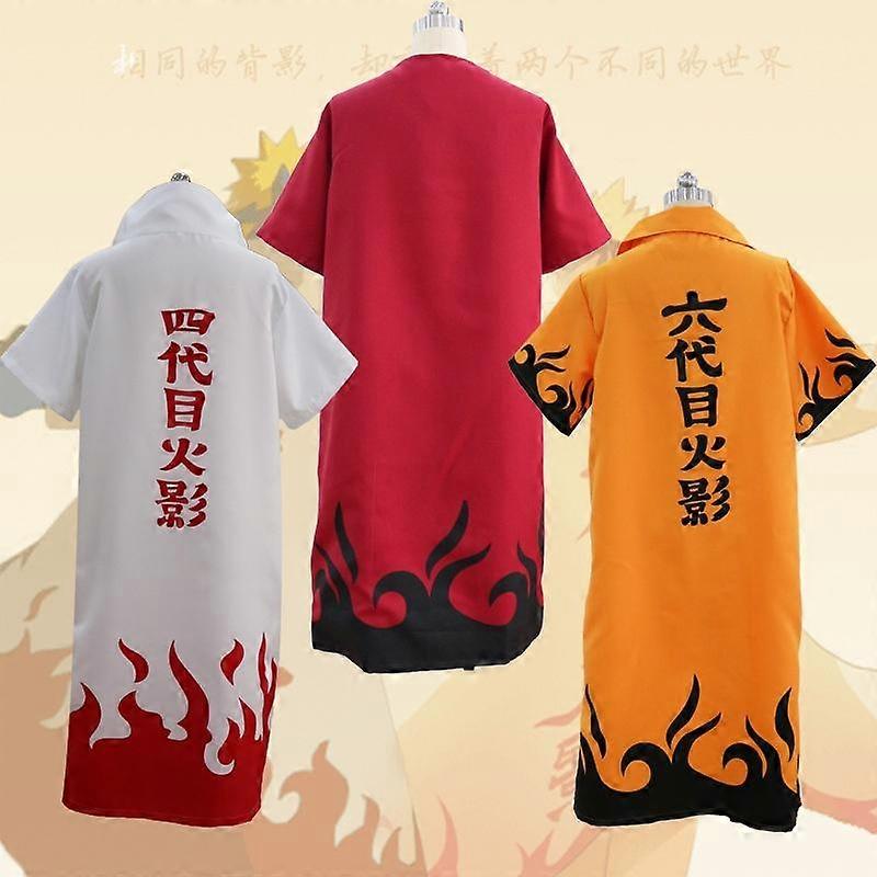 Anime Naruto Cosplay Cloaks Yondaime Hokage Namikaze Minato Uniform ...