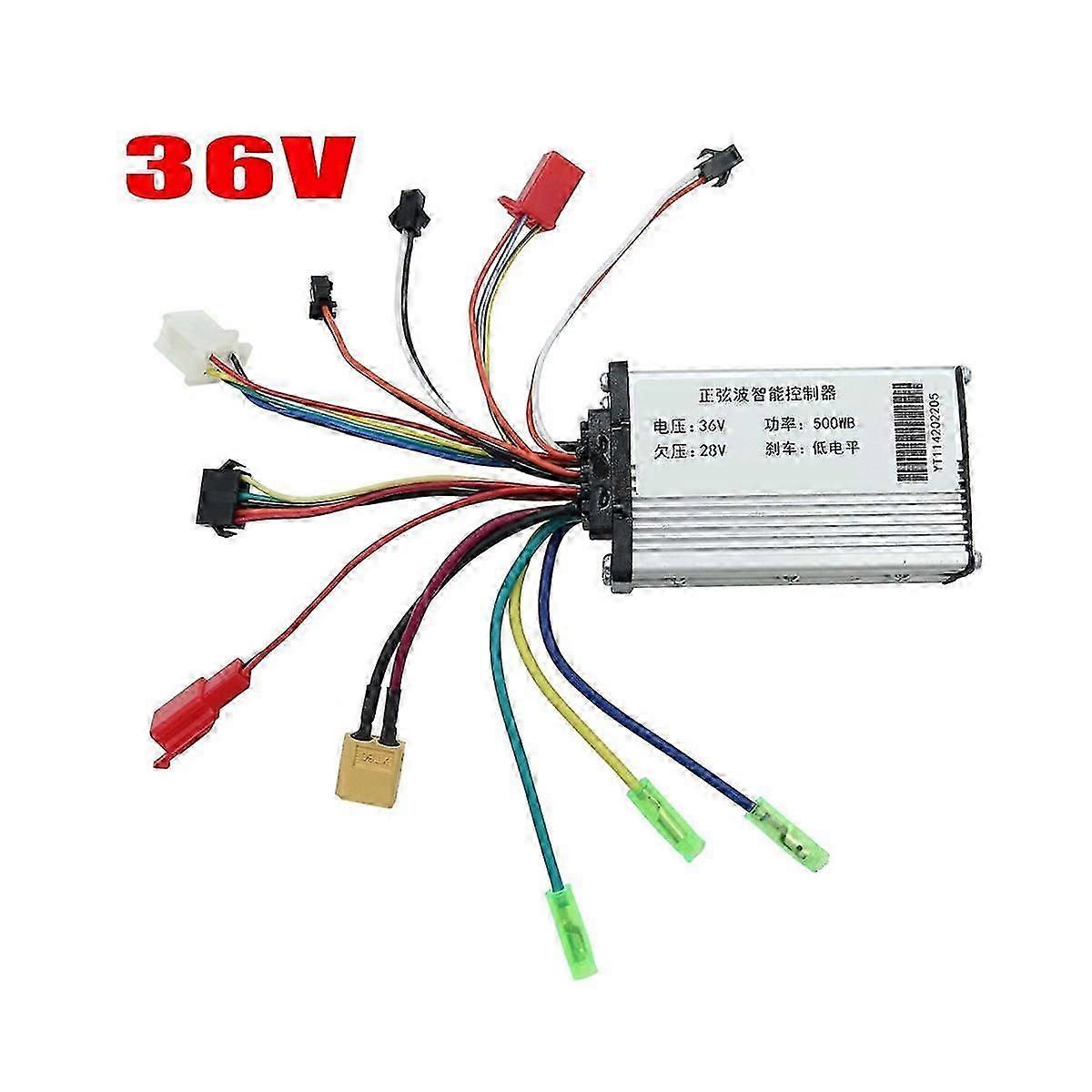 36V 500W Controller MR-100 LCD Display Meter Dashboard Kit compatible ...