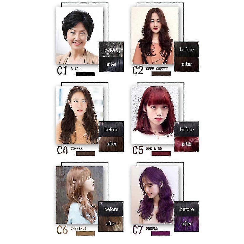 Hair Color Shampoo Hair Dye Shampoo Colors Hair in Minutes for Women ...