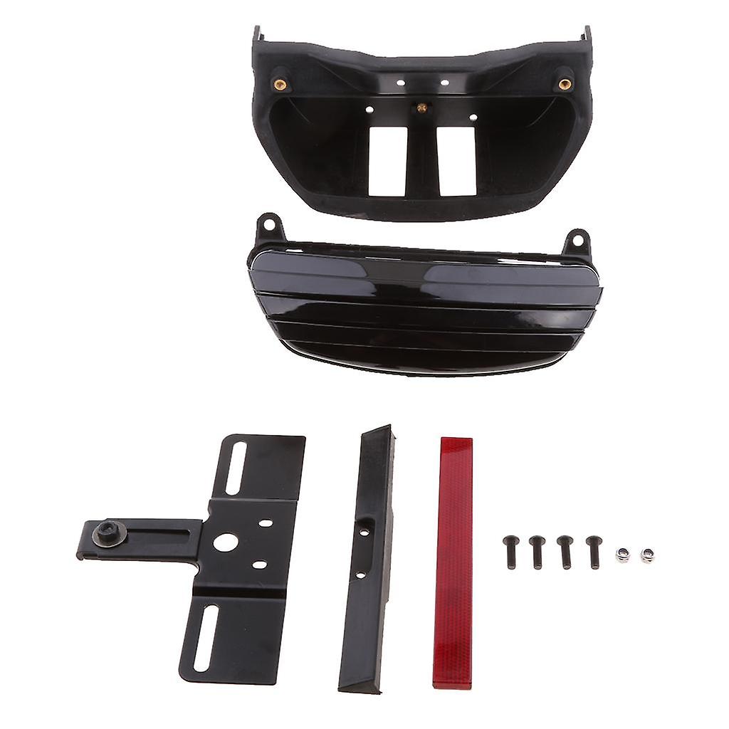 Tri-bar Fender Led License Plate Bracket Tail Light For Harley Softail ...