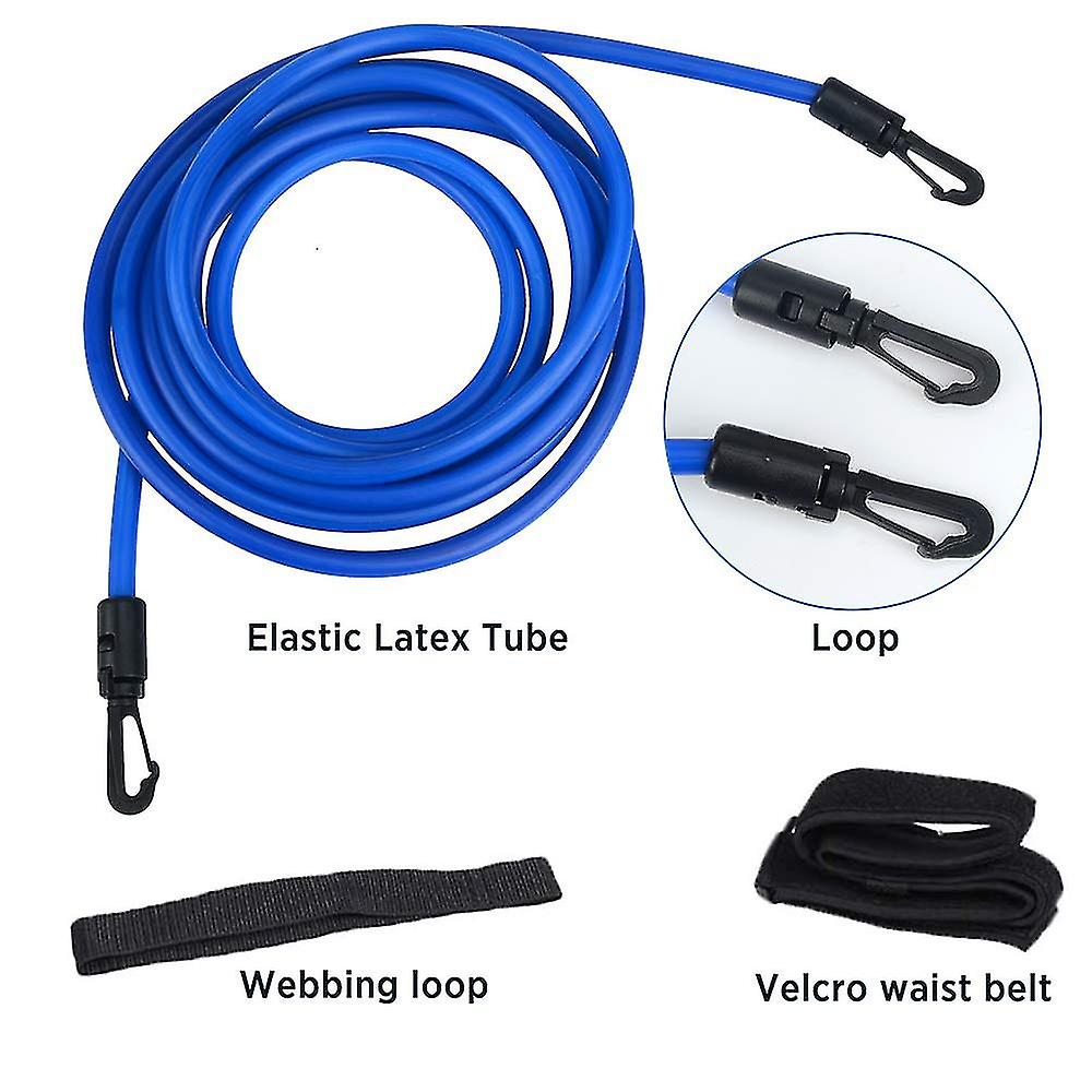 Adjustable Pool Swim Belt Swim Resistance Belt Pool Counter Swim Belt ...