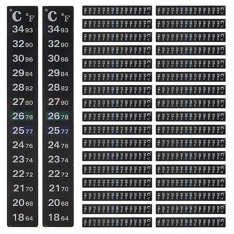 36 Pieces Digital Temperature Sticker Adhesive Thermometer Strip ...