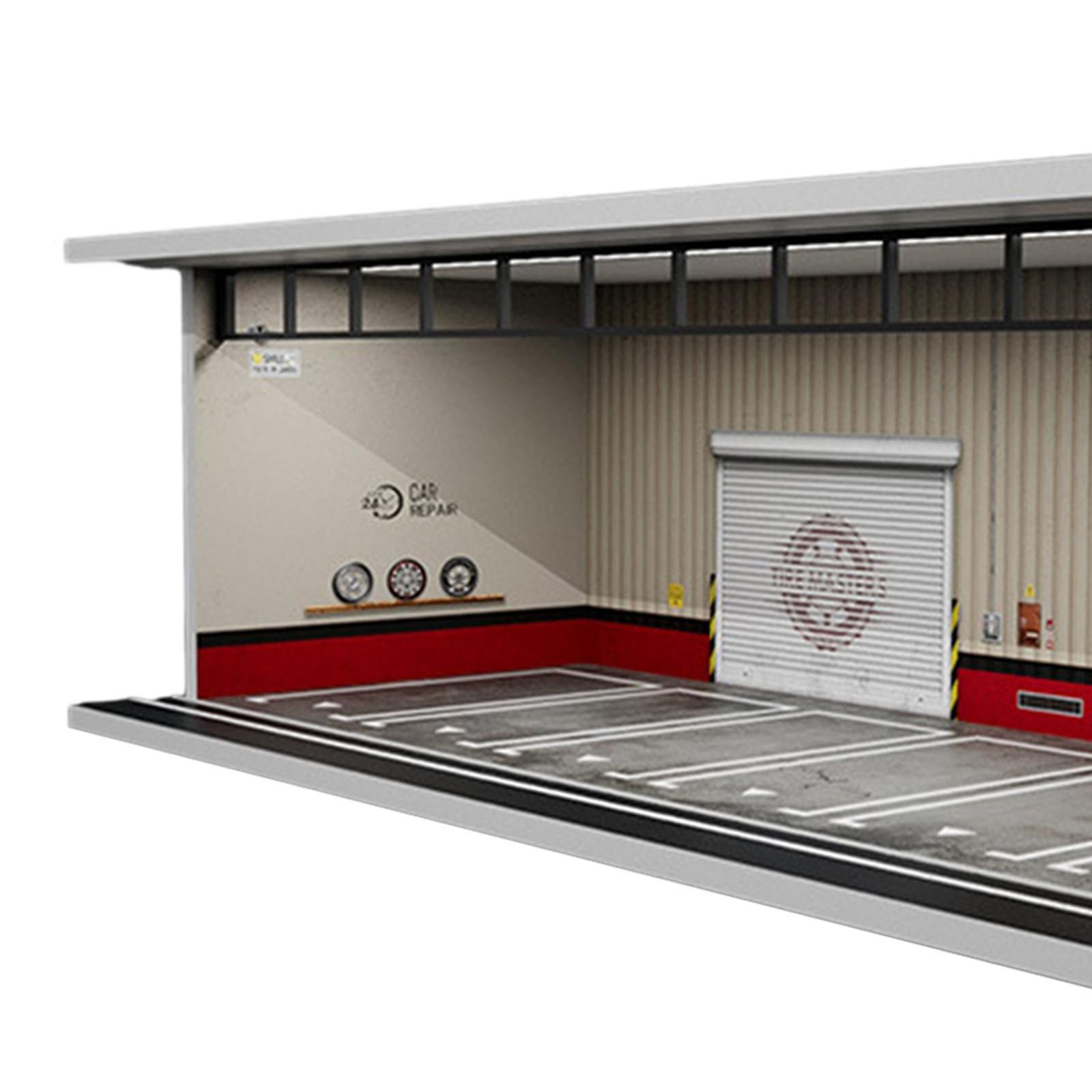 1/64 Vehicle Model Display Case Car Garage Display Case For Model ...