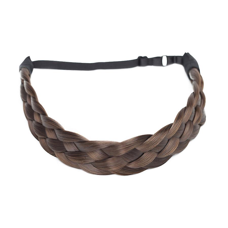 Thick Braided Plaited Elastic Cord Headband Hair Band Accessory For ...