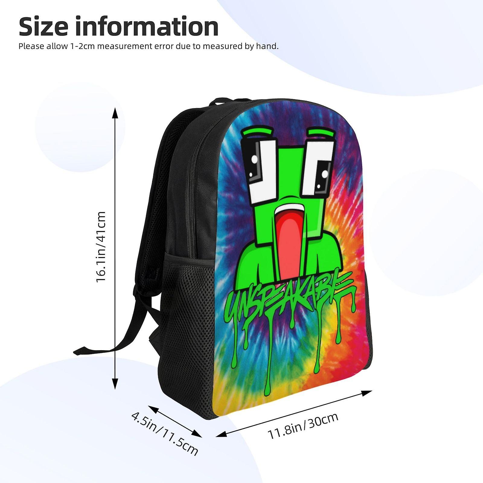 Kids Unspeakable Backpack 3D Print Cartoon Anime Backpacks Teenagers ...