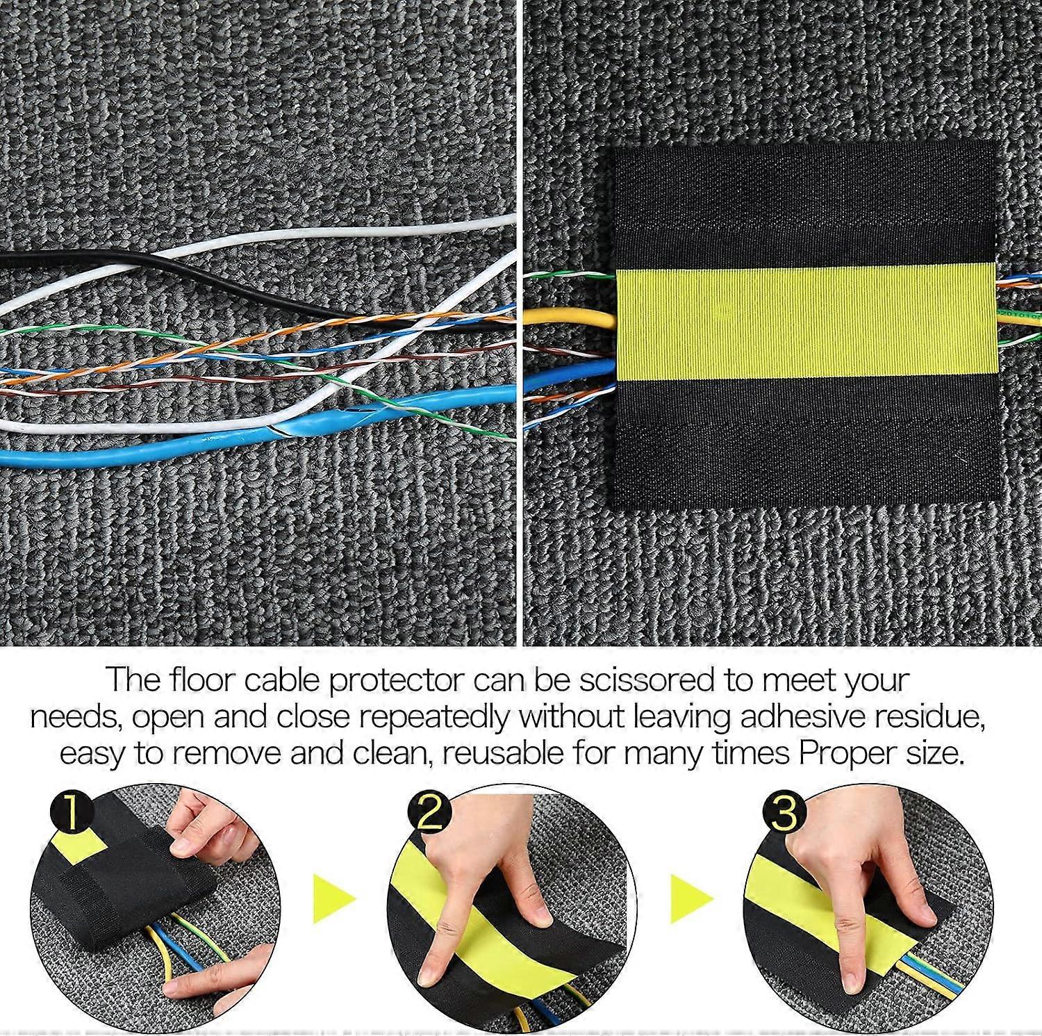 Cable Grip Floor Cable Cover Cords Cable Protector Cable Management ...