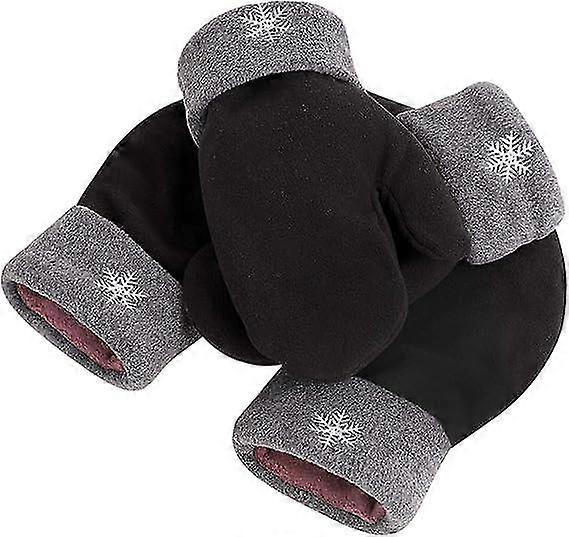 Hand in Hand Mitten Couples Lovers Gloves Winter Warm Gloves Christmas ...