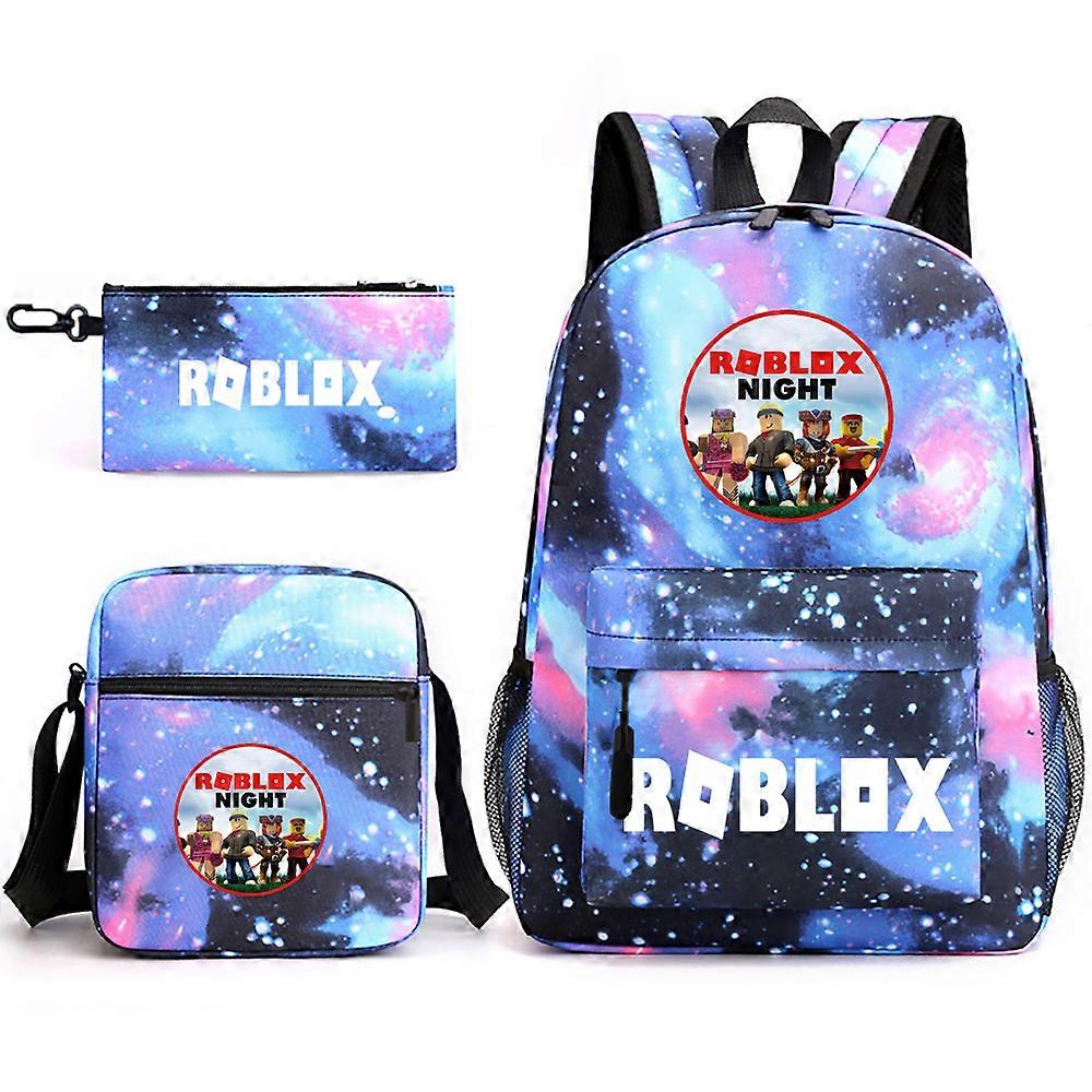 Virtual World Roblox Backpack Elementary School Student Backpack Three ...