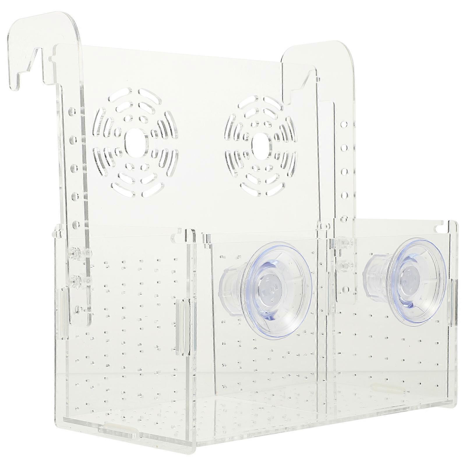 Fish Breeder Box Acrylic Transparent Fish Box Fish Hatching Box Fish ...