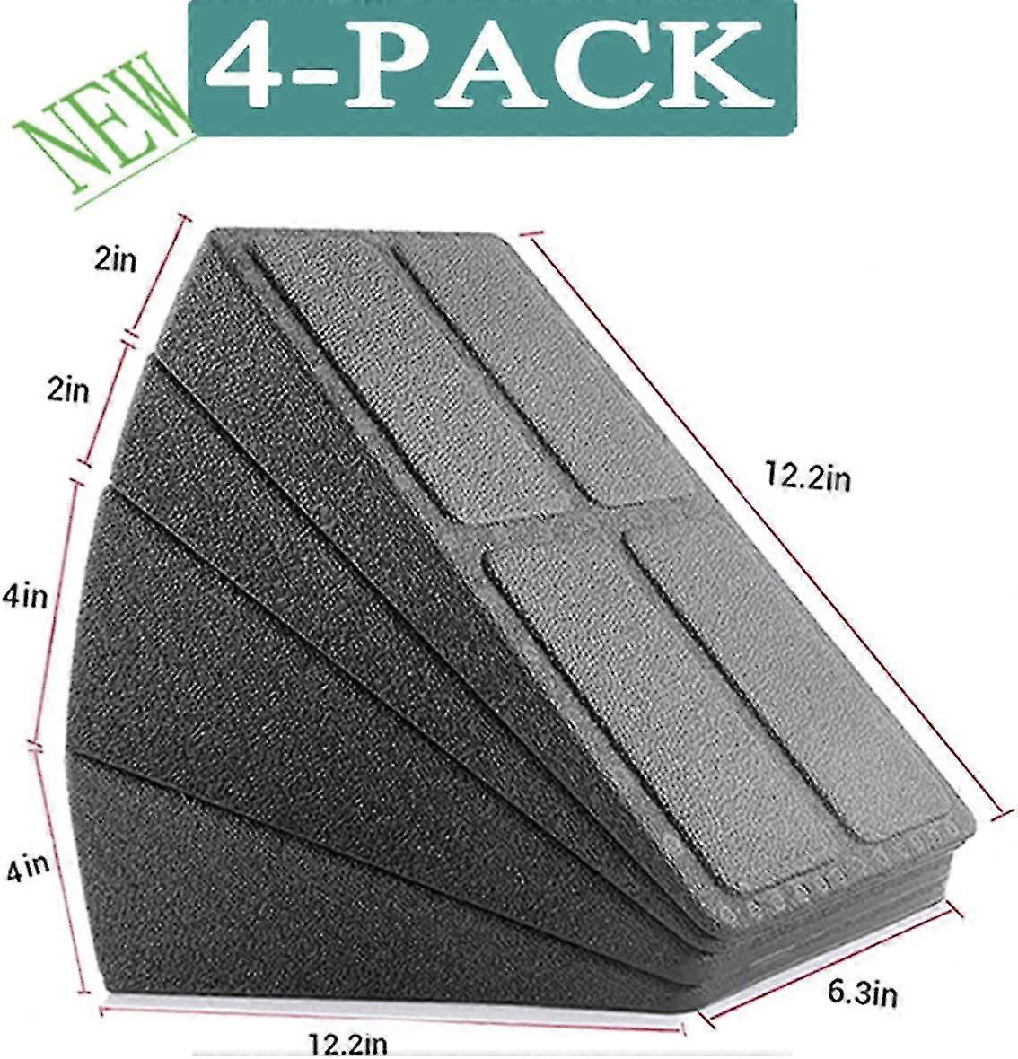 Calf Stretcher Squat Wedge Block - High-density Foam Material (4 Set ...