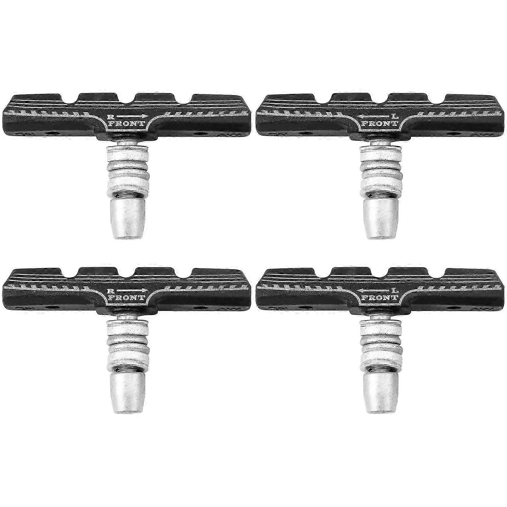 2pair Mountain Road Bike Brake Pads Bicycle V-brake Holder Shoes Rubber ...