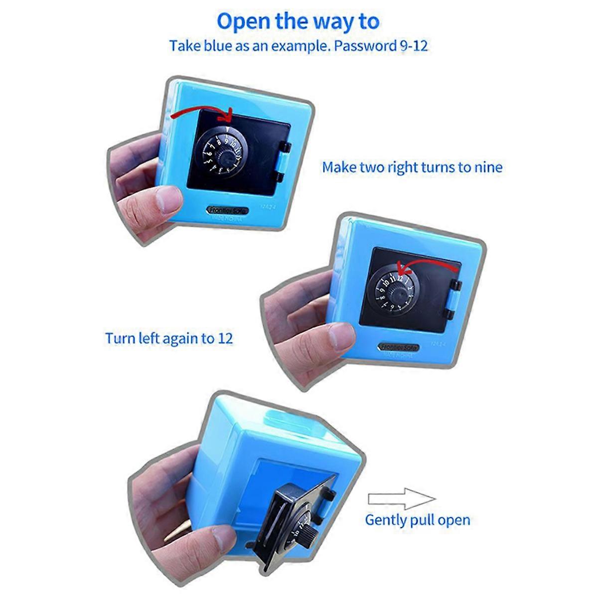 ATM Rotating Password Bank Money Box Cash Coin Saving Boxes Simulation ...