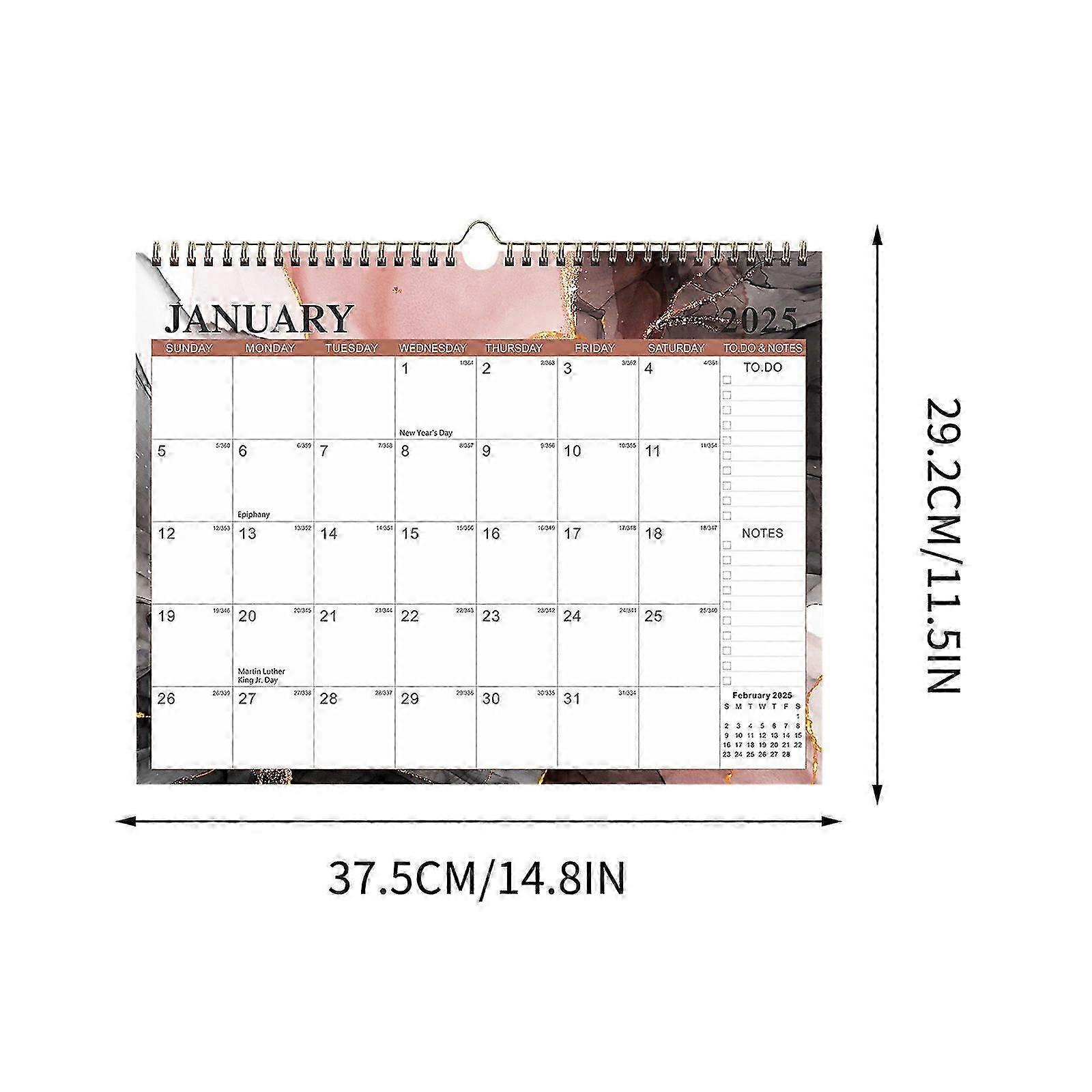 colour Wall Calendar 2025-26 Planning Calendar Thick Paper Yearly ...