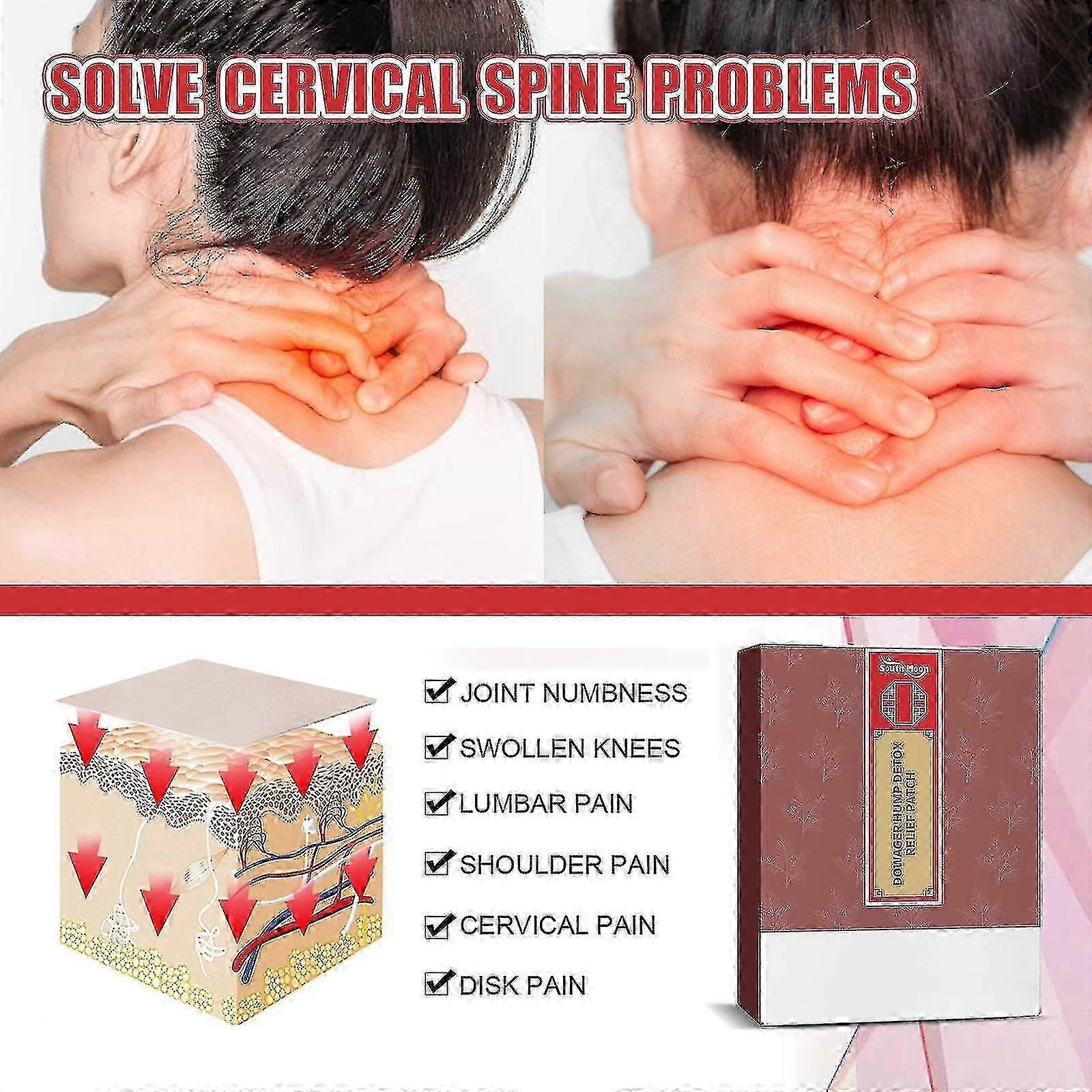 cervical vertebra patch dilutes lymphatic relief back cervical spine ...