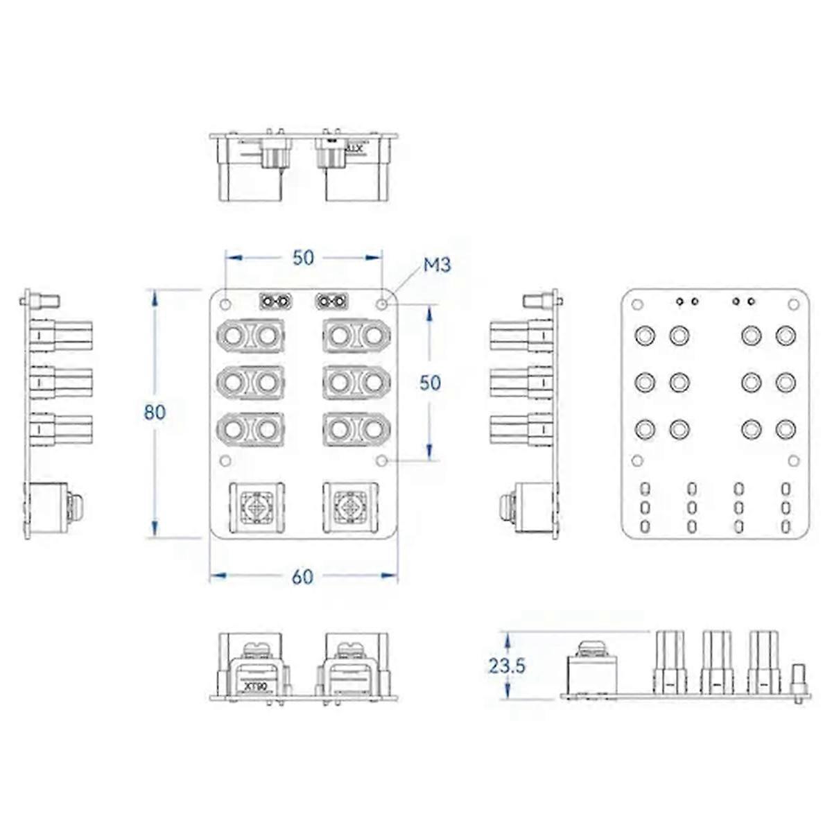 For Power Distribution Board (PDB) 300A Top Entry for Adapter Cable Pre ...