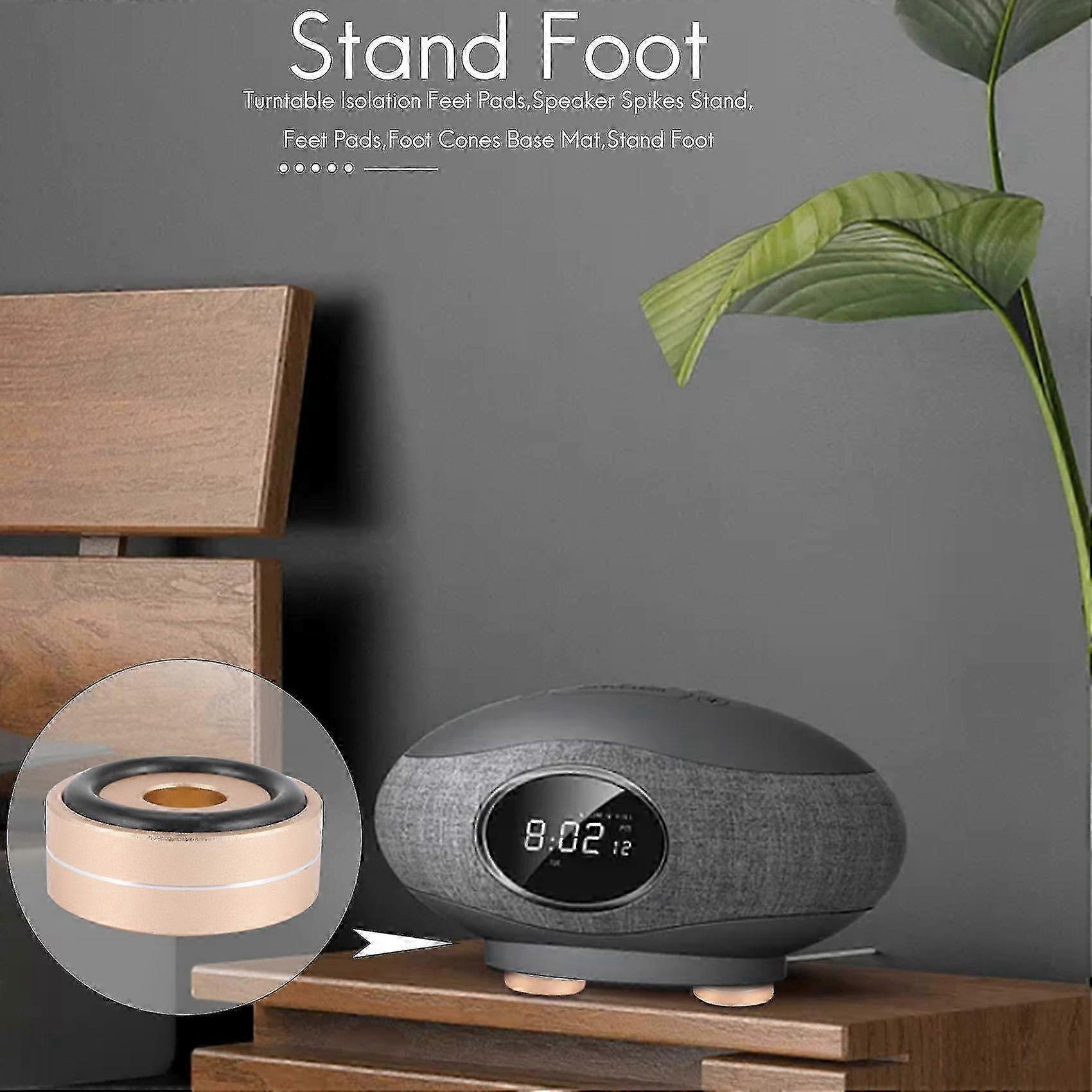 4Pcs Aluminum Turntable Isolation Feet For Vinyl Record Player Speaker ...