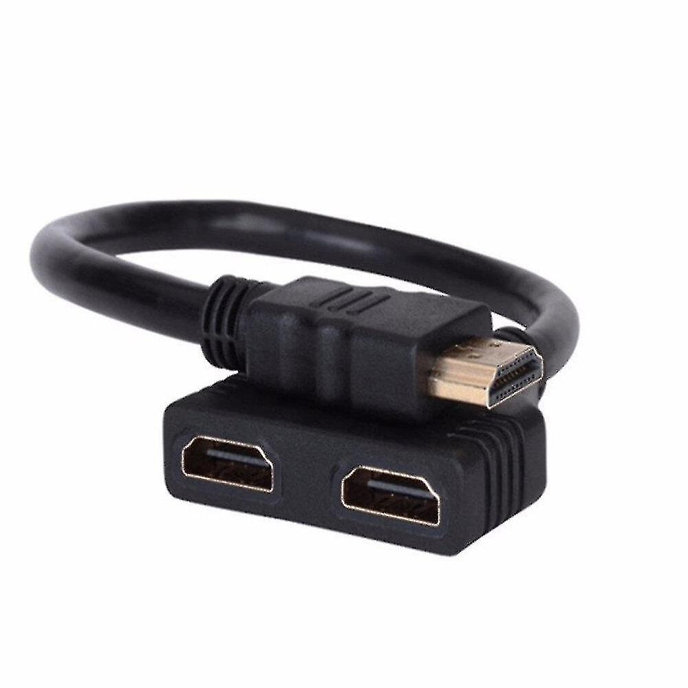 1080p Hdmi Adapter Hdmi Splitter Cable 1 Male To Dual Hdmi 2 Female Y ...