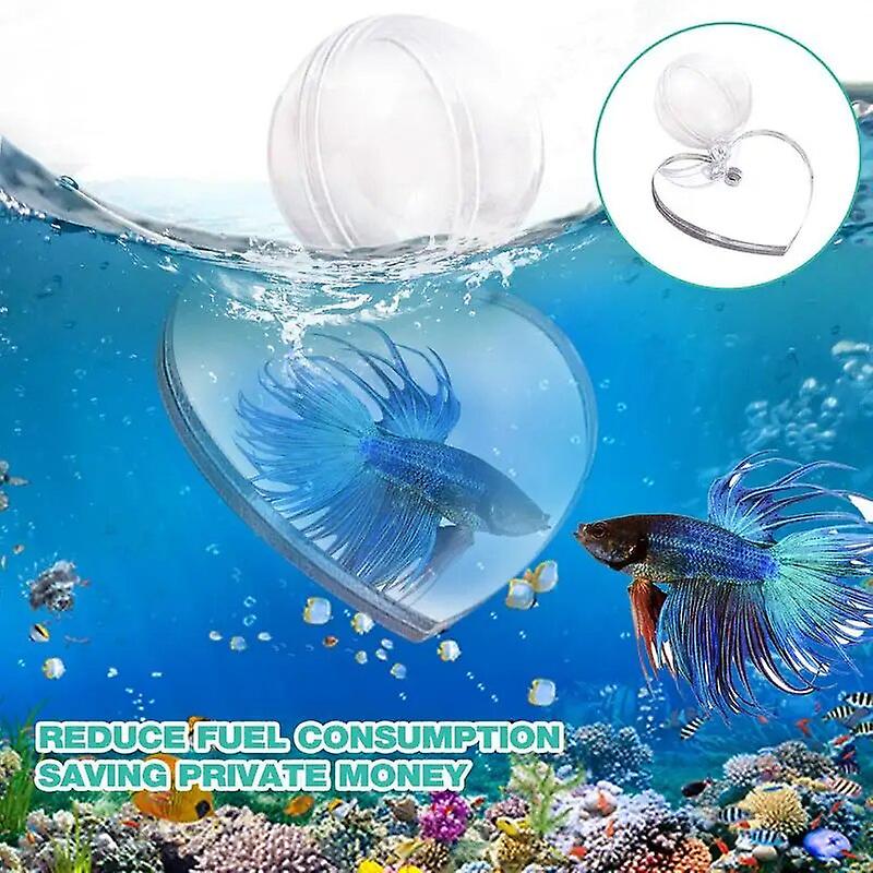 Floating Betta Exercise Mirror Round Amusing Fishbowl Mirror Thematic ...
