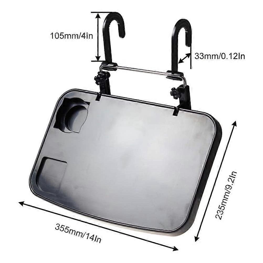Car Laptop Stand with Cup Holder and Food Tray - Folding Multi-Function ...