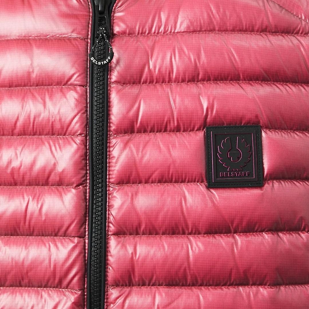 Belstaff Airframe Neon Shiny Pink Gilet Down Filled Jacket | Fruugo UK
