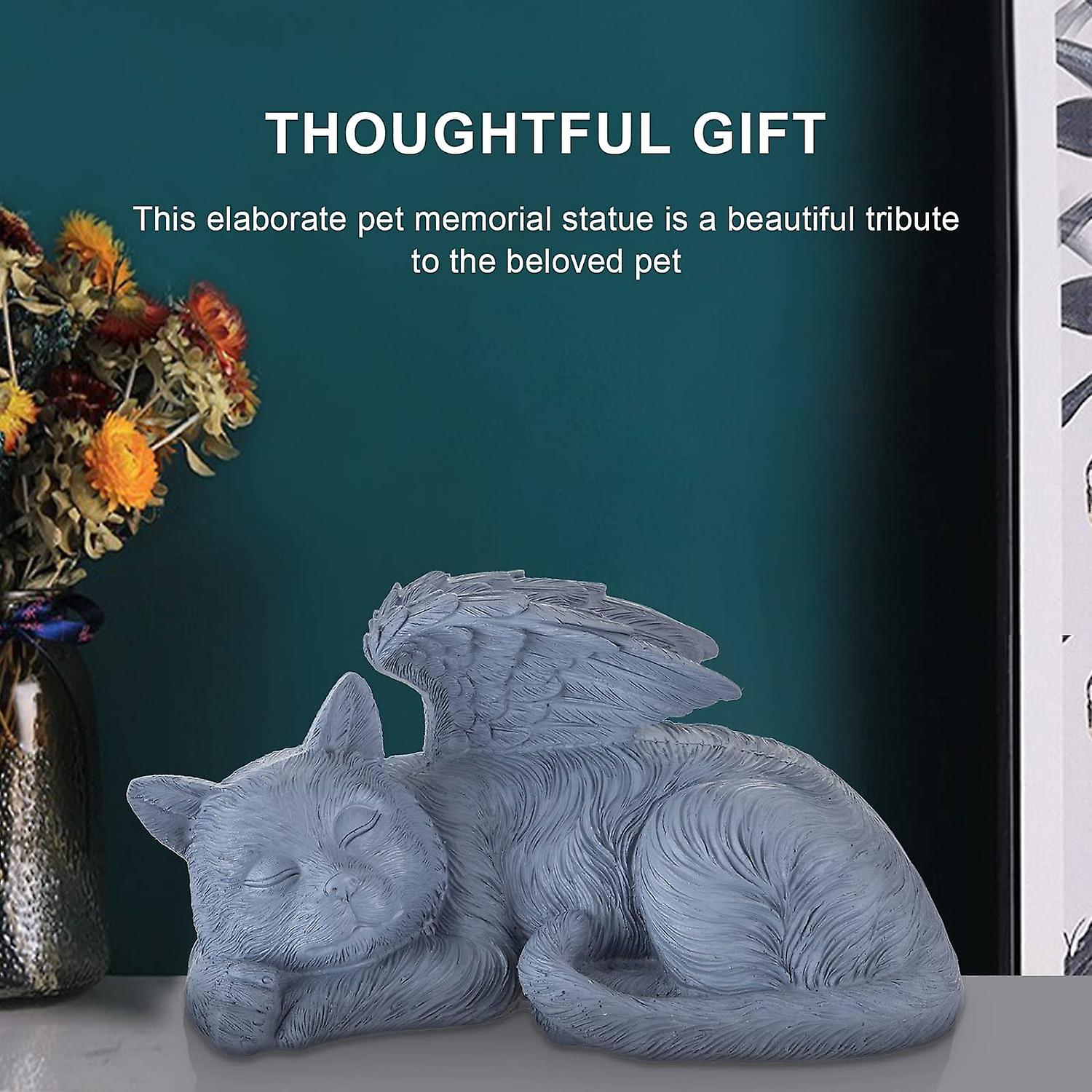 Cat Angel Memorial Statue Pet Loss Gifts The Angel Cat Statue ...