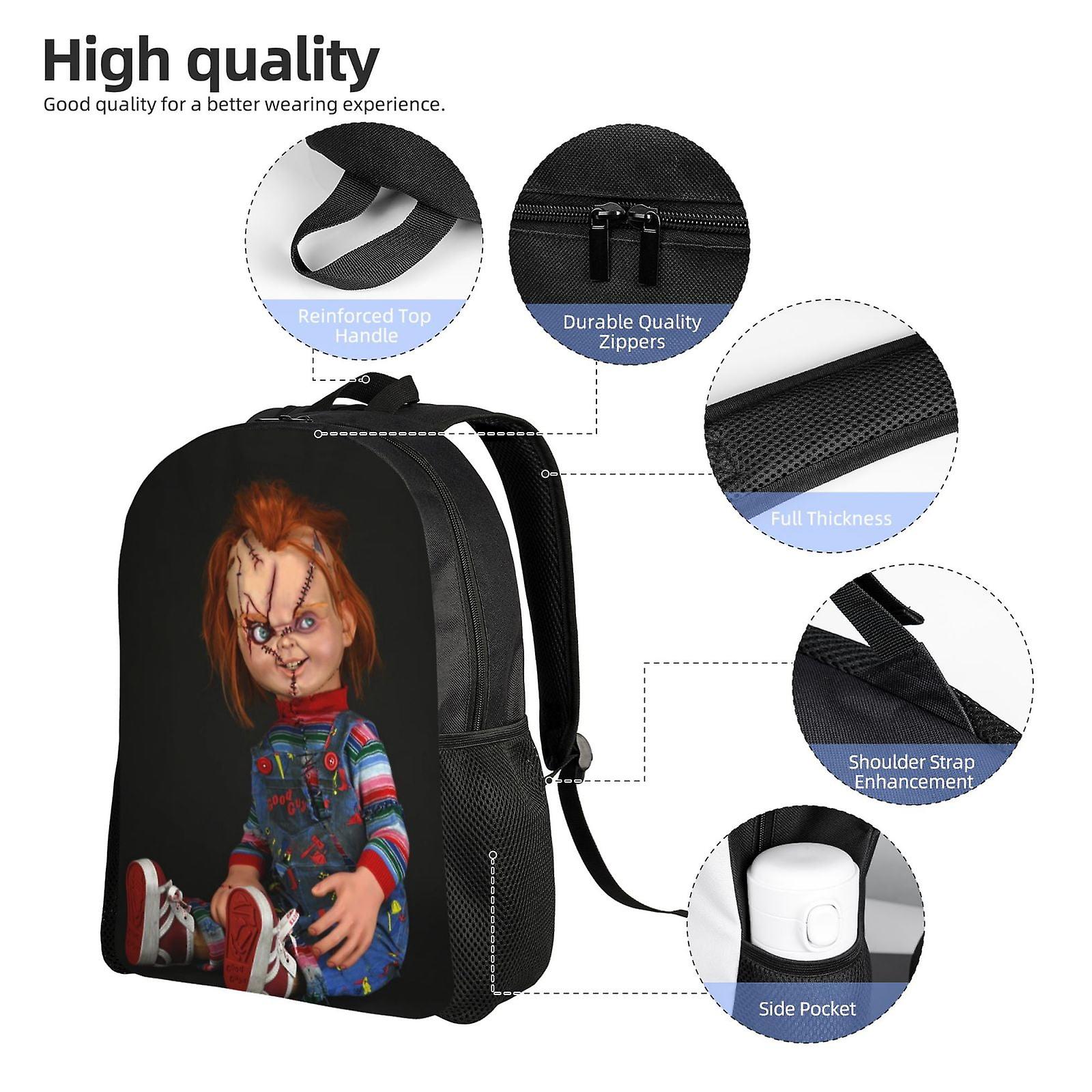 Chucky Life Unisex Backpack Laptop School Bag College Student Satchel ...