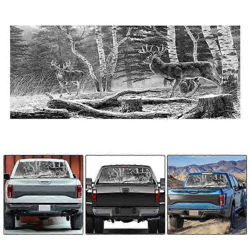 Pattern for Truck Suv Pickup 3D Rear Windshield Decal Sticker Decal ...