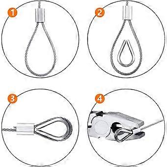 Stainless Steel Wire Rope 304, Marine Grade Cable Railing Kit, Aircraft ...